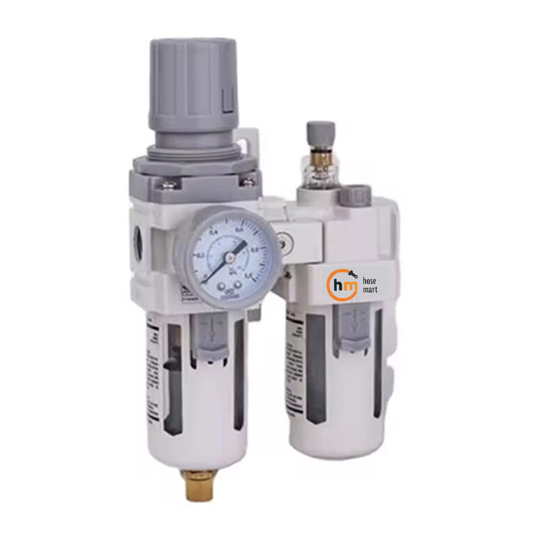 HOSEMART 1/2" Inch BSP Pneumatic FRL Unit (Air Filter + Regulator ...